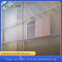 China Decorative Partition Diamond Aluminum Curtain Wall Mesh for sale