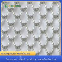 China Aluminum Sunshade Decorative Wire Mesh Partition Curtain for Hotel Glass Wall for sale