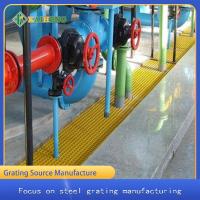 China FRP Plastic Walkway Grating Panels 38mm Height for Light Ceiling Corrosion Resistant for sale