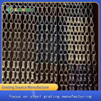 China Decorative Ring Aluminium Door Curtain Chain Mesh Customized for sale
