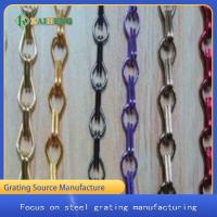China Decorative Ring Aluminium Door Curtain Chain Mesh Customized for sale