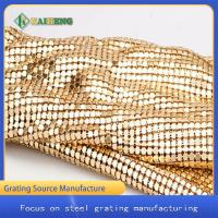 China Gold Silver Decorative Wire Mesh Metal Aluminum Chain Curtain for sale