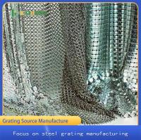 China Gold Silver Decorative Wire Mesh Metal Aluminum Chain Curtain for sale