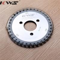 China Conical Scoring PCD Circular Saw Blades / Wood Circular Cutting Disc for sale