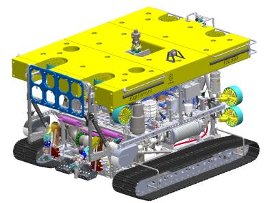 China VYL550 2000m Cable Maintenance ROV with 2* 7 Axis Hydraulic Manipulator for sale