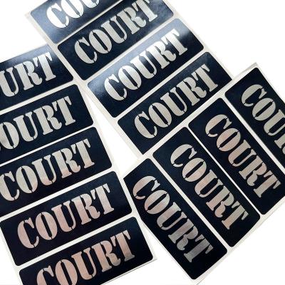 China Printing Foil PET Custom Label Stickers For Business Logo Packaging for sale