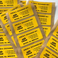 China Text Image Adhesive Printing Label Stickers , Waterproof Private Label Stickers for sale