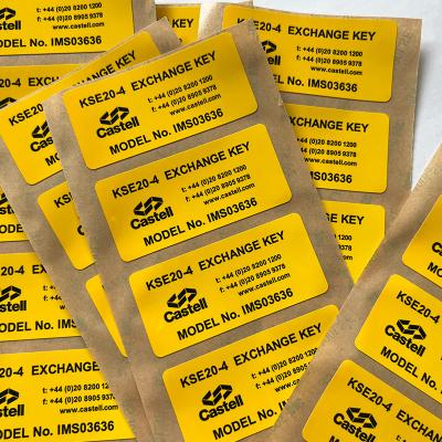 China Text Image Adhesive Printing Label Stickers , Waterproof Private Label Stickers for sale