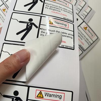 China Disinfectant Sanitizer Bottle Packaging Label Sticker Self Adhesive for sale