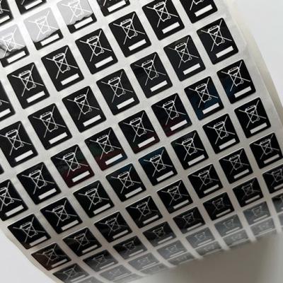 China Custom Waterproof Sticker Labels Coated Paper Tamper Seal 100 Rolls MOQ for sale
