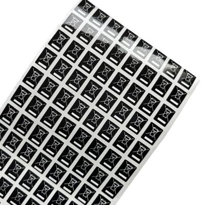 China Custom Waterproof Hologram Sticker Label Coated Paper Durable 100 Rolls MOQ for sale