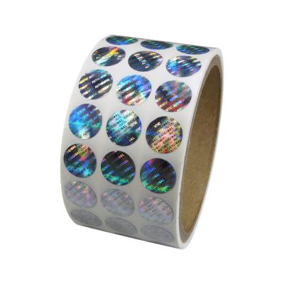China Custom 2D 3D Moving Grating Security Hologram Stickers 2x3cm Self Adhesive Anti Counterfeit Label for sale