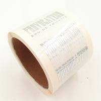 China Rectangular cosmetic Gold Foil Printing Die Cut Stickers for sale