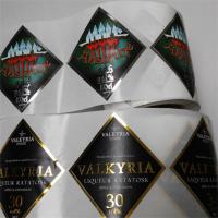 China Custom Self-Adhesive Beverage Bottle Label Paper Roll 1000pcs MOQ FDA Certified for sale
