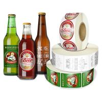China Waterproof Vinyl Matt Paper Wine Labels Private Label Custom Printing 18 Years Experience for sale