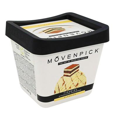 China Oilproof Food Box Label Stickers CMYK Waterproof Adhesive Custom Size 4 Color Printing for sale