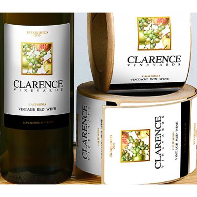China Waterproof Adhesive Food and Beverage Labels Pet Food Label Sticker Custom Size 4x6 Inch for sale
