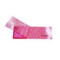 China High Adhesive GPS Tracking Sticker RFID Dymo Label Roll 50x30mm Void Security for sale