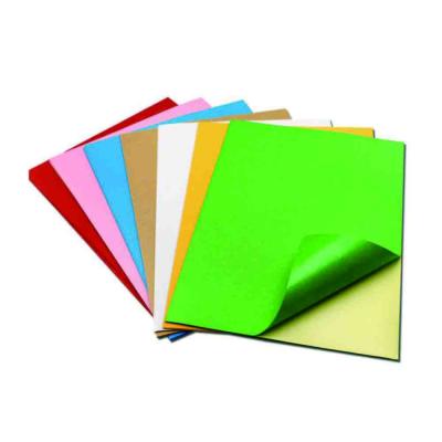 China A4 100% Wood Pulp High Adhesive Sticker Paper Letter Size 210x297mm for Inkjet Laser Printers for sale