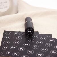 China Custom Gold Foil Tamper Seal Stickers for Lipstick Perfume Essential Oil Jars 300dpi for sale