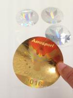 China Custom Anti Fake Tamper Proof Labels 3D Holographic Laser PET Permanent Adhesive for sale