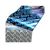 China Custom Die Cut Tamper Evident Security Labels PET PVC 2x3cm Hologram Sticker for sale