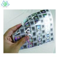 China Custom Tamper Evident Security Stickers High Adhesive Anti Fake PET Labels 10x10x5cm for sale