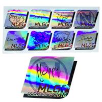 China Custom Waterproof Hologram Tamper Proof Stickers for Certifications 100pcs MOQ for sale