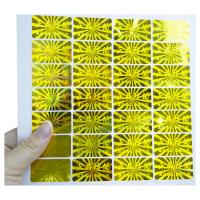 China Custom Watermark Hologram Tamper Proof Seal Stickers for sale
