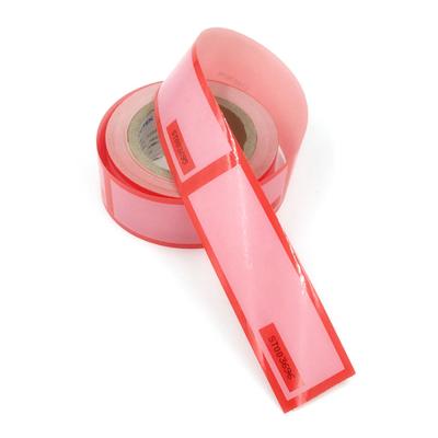 China Custom Non Transfer PET Void Hologram Sticker Label Roll Self Adhesive CMYK 4 Color Printing for sale