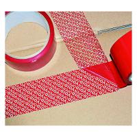 China BOPP Security Void Tape Anti Tamper Carton Sealing 48mm x 100m for sale