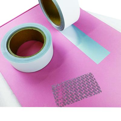 China 72mm Width Custom Tamper Proof Stickers Waterproof Security Tape PET BOPP for sale