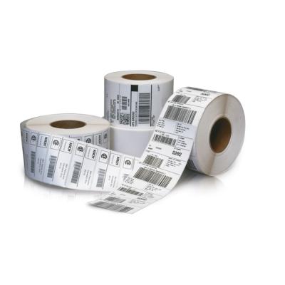 China Custom QR Code Stickers Adhesive Barcode Labels 50mm x 30mm Waterproof for sale