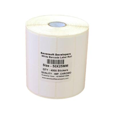 China Custom CMY Printing Glossy Water Resistant Barcode Labels 18 Years Experience for sale