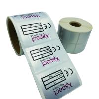 China Custom Metal Aluminum Self Adhesive Packaging Labels Stickers 0.1mm Thick for sale