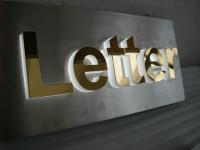 China Stainless Steel 3D LED Backlit Signs Easy To Install for sale