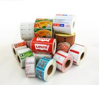 China Custom Blank Price Stickers for Supermarket Retail Shelf Labels 4C CMYK Printing for sale