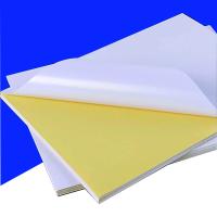 China A4 Single Sided Gloss Sticker Paper for Printer High Adhesive 80gsm for sale