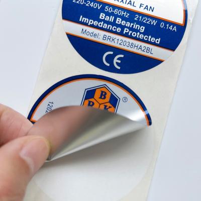 China Custom Waterproof Die Cut Stickers 60mm 40mm Glossy Self Adhesive Sticker Paper Roll for sale