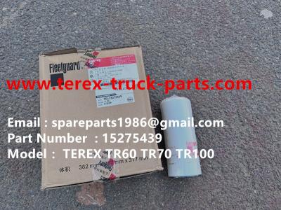 China 15275439 FILTER TEREX TR100 TR60 TR70 TR50 TR60 MINING QUARRY HAULER RIGID DUMP TRUCK OFF HIGHWAY ALLISON CUMMINS for sale