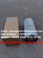 China TEREX 15503187 FILTER  SKF FAG KOYO  QUARRY NHL RIGID DUMP TRUCK TR35 TR50 TR60 TR100 3303 3305B 3307 3311 for sale