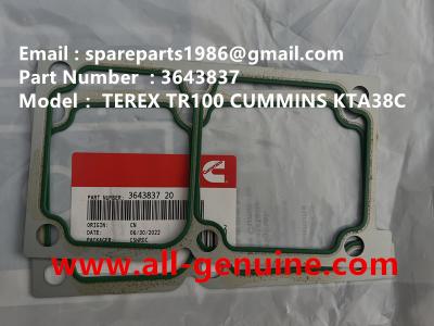 China 3643837 GASKET TEREX  DUMP TRUCK  TR50 TR60 TR100 TR70 MINING HAULER OFF HIGHWAY RIGID DUMP TRUCK MT4400AC for sale