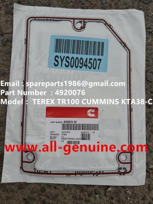 China 4920076 GASKET TEREX  DUMP TRUCK  TR50 TR60 TR100 TR70 MINING HAULER OFF HIGHWAY RIGID DUMP TRUCK MT4400AC for sale