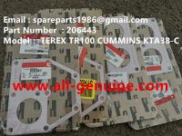 China 206443 GASKET TEREX  DUMP TRUCK  TR50 TR60 TR100 TR70 MINING HAULER OFF HIGHWAY RIGID DUMP TRUCK MT4400AC for sale
