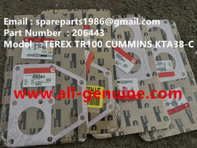 China 206443 GASKET TEREX  DUMP TRUCK  TR50 TR60 TR100 TR70 MINING HAULER OFF HIGHWAY RIGID DUMP TRUCK MT4400AC for sale