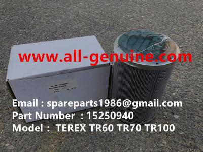 China TEREX 15250940 FILTER NHL DUMP TRUCK MINING QUARRY HAULER OFF HIGHWAY RIGID DUMP TR45 TR50 TR60 TR70 for sale