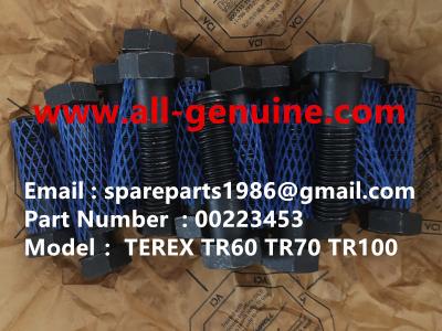 China TEREX 00223453 BOLT  NHL DUMP TRUCK TR35 TR50 TR60 TR100 3305B 3305F 3303 3307 TR45 TR70 MT4400 for sale