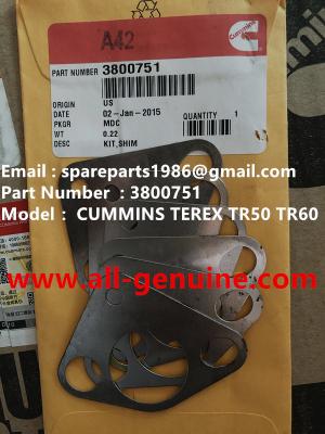 China 3800751 KIT SHIM TEREX  DUMP TRUCK  TR50 TR60 TR100 TR70 MINING HAULER OFF HIGHWAY RIGID DUMP TRUCK MT4400AC for sale