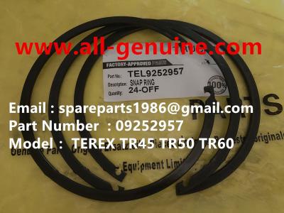 China TEREX 09252957 SNAP RING TR100 TR60 REAR DRIVE SHAFT MINING NHL DUMP TRUCK for sale