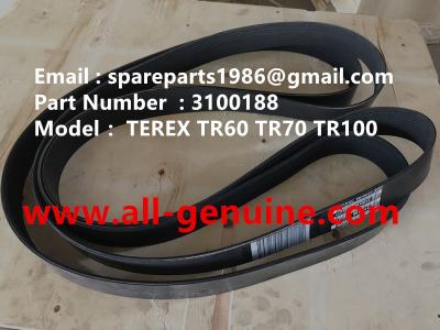 China TEREX 3100188 BELTTR100 TR60 REAR DRIVE SHAFT MINING NHL DUMP TRUCK for sale
